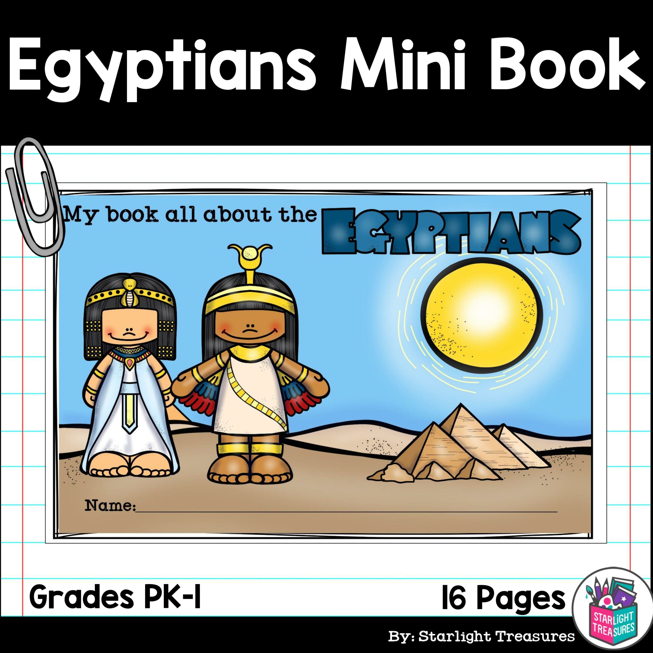 Ancient Egypt Mini Book for Early Readers - Ancient Civilizations ...