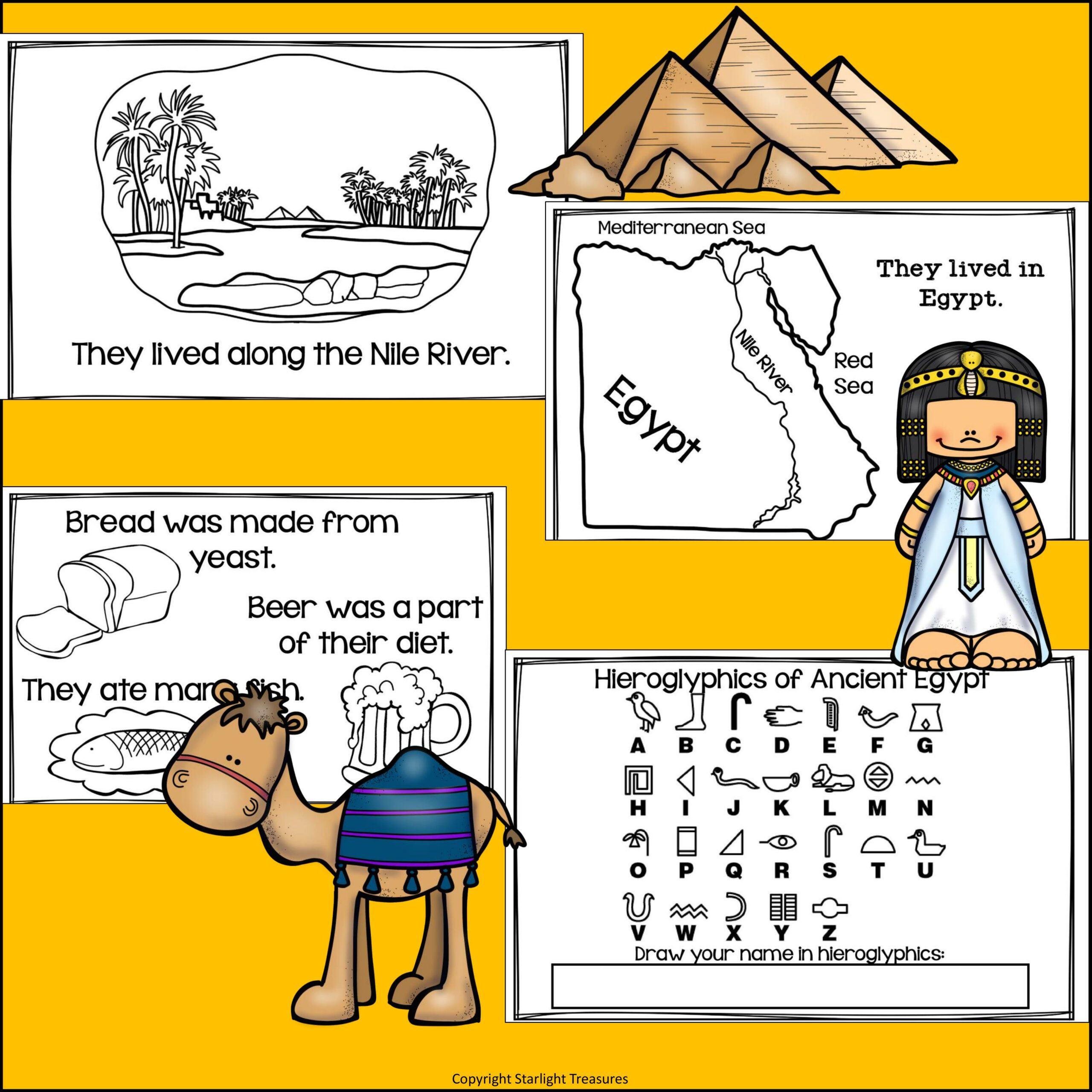 Ancient Egypt Mini Book for Early Readers - Ancient Civilizations ...