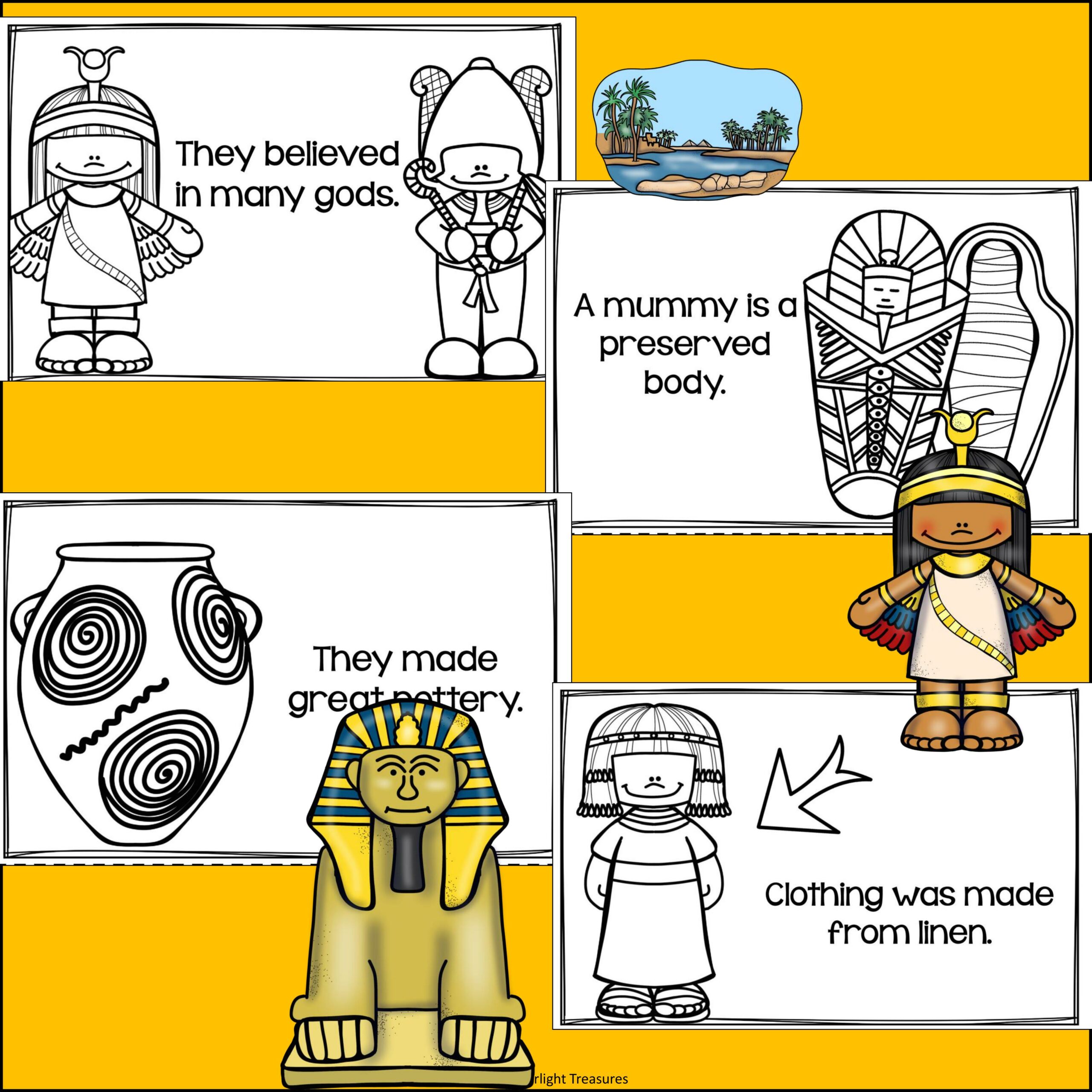Ancient Egypt Mini Book for Early Readers - Ancient Civilizations ...