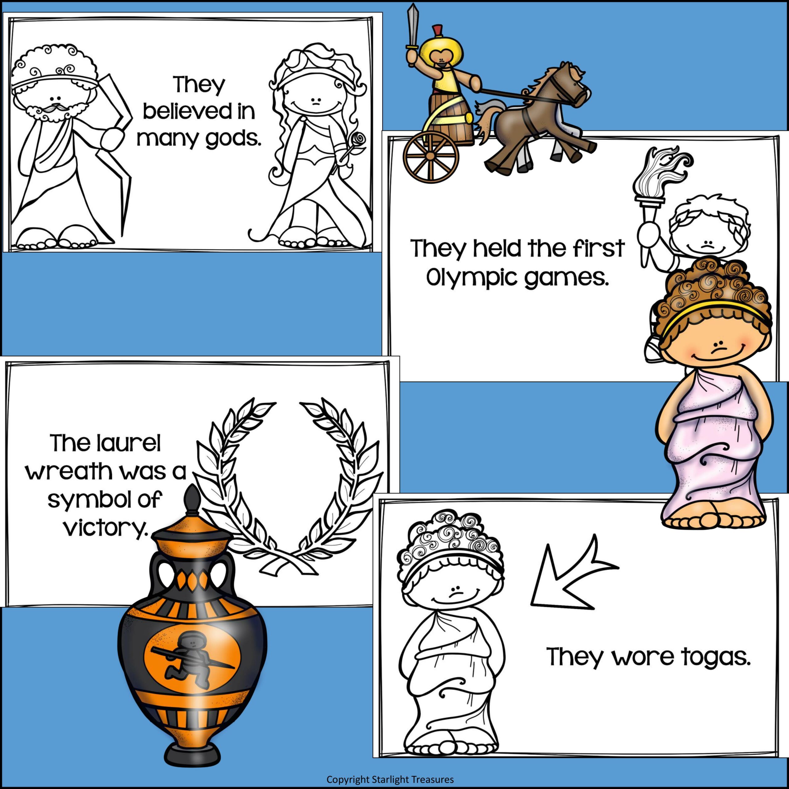 Ancient Greece Mini Book for Early Readers - Ancient Civilizations ...