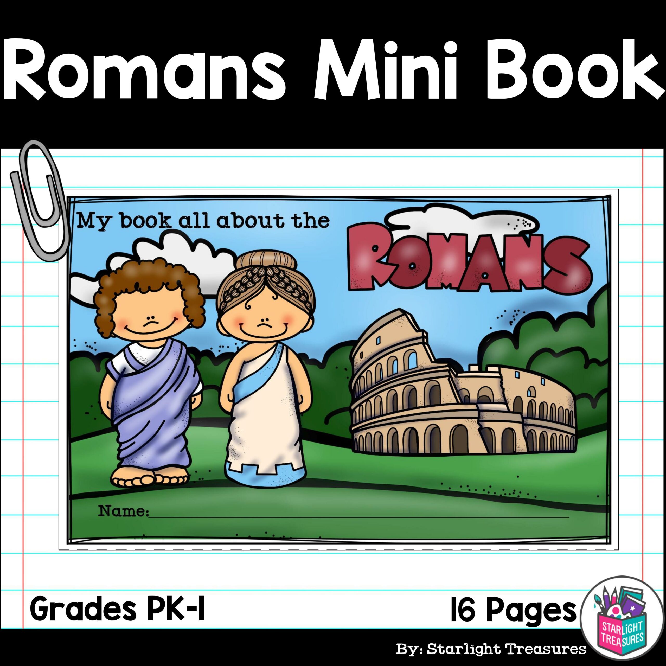 Ancient Rome Mini Book for Early Readers - Ancient Civilizations ...