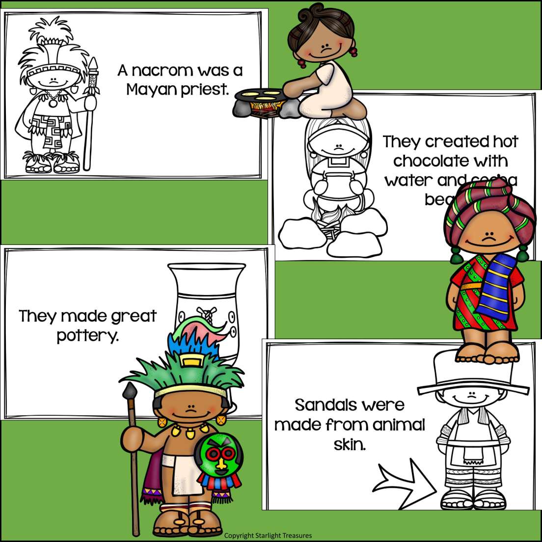 Mayan Mini Book for Early Readers - Ancient Civilizations Activities ...