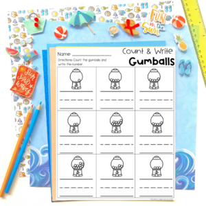 Kindergarten Worksheets for Summer - Addition & Subtraction Math | Made ...