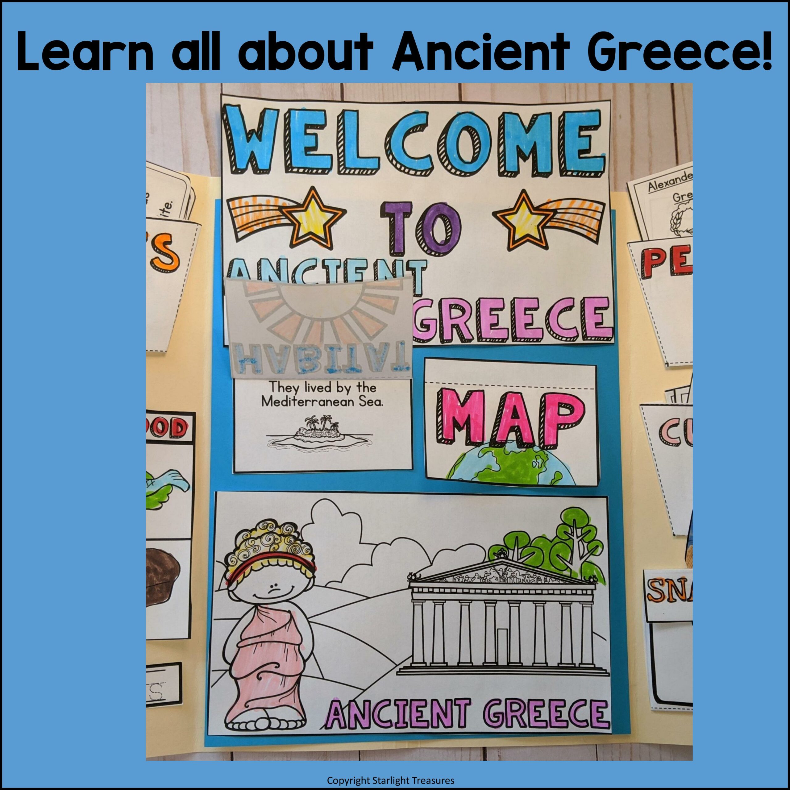 Ancient Greece Lapbook for Early Learners - Ancient Civilizations ...