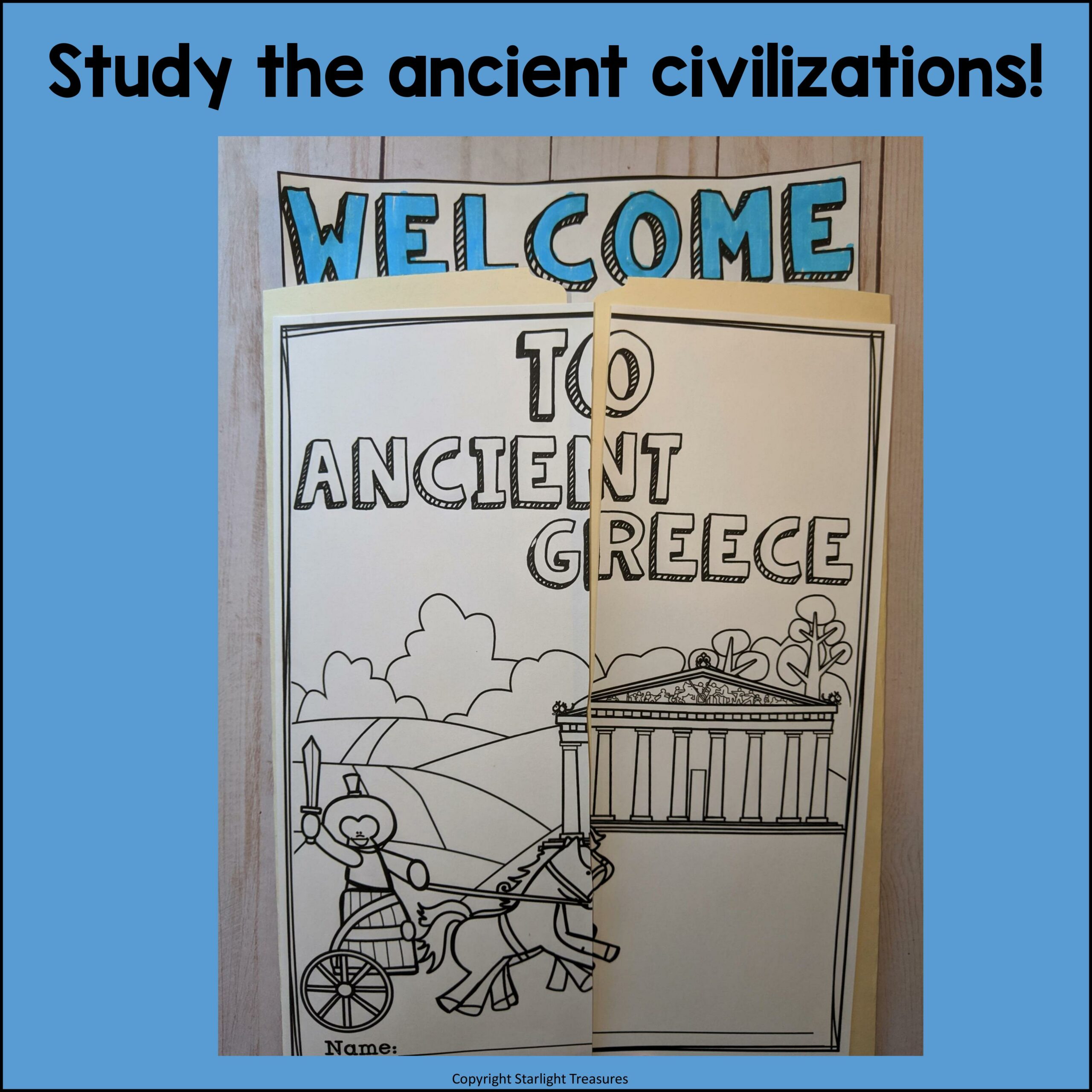Ancient Greece Lapbook for Early Learners - Ancient Civilizations ...