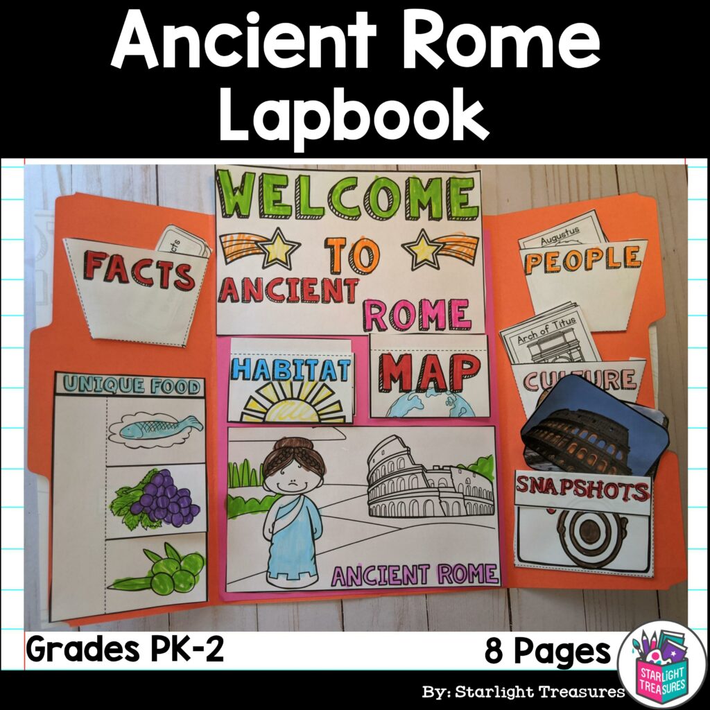 Ancient Rome Lapbook for Early Learners - Ancient Civilizations | Made ...