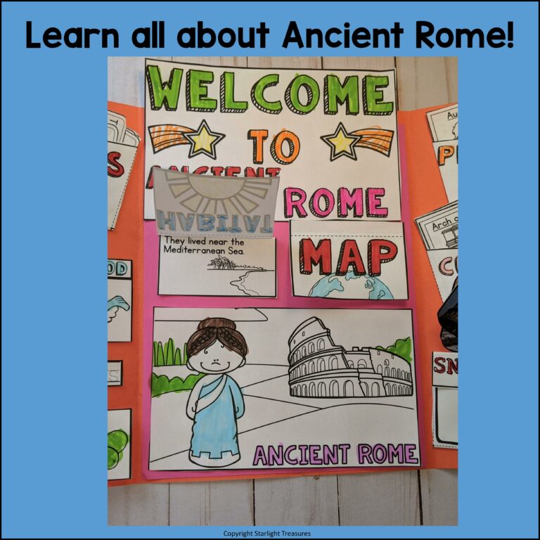 Ancient Rome Lapbook for Early Learners - Ancient Civilizations | Made ...