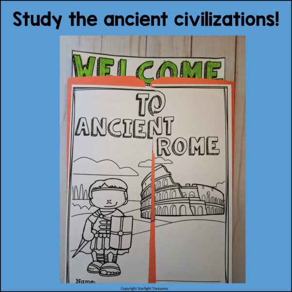 Ancient Rome Lapbook for Early Learners - Ancient Civilizations | Made ...