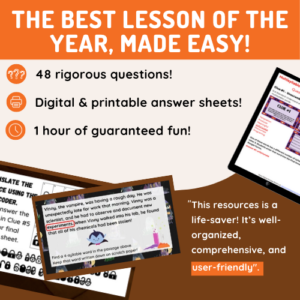 Halloween Escape Room | Multisyllabic Words | Haunted House Escape Room ...