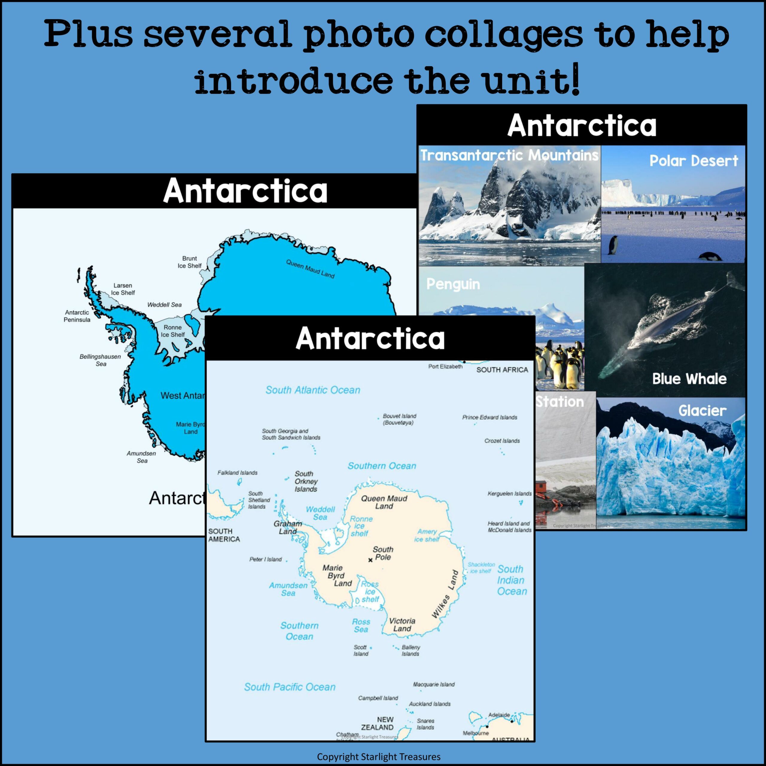 All About Antarctica Complete Unit with Activities for Early Readers ...