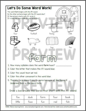 Farm Worksheets for Kindergarten and First Grade | Made By Teachers