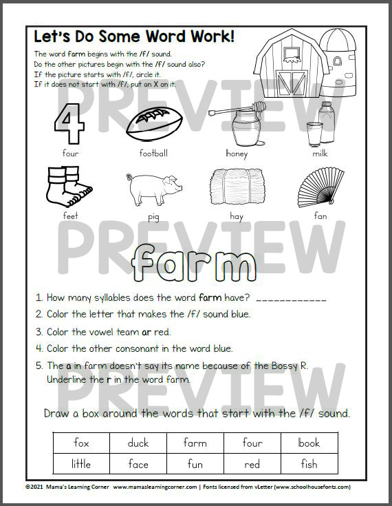Farm Worksheets for Kindergarten and First Grade | Made By Teachers