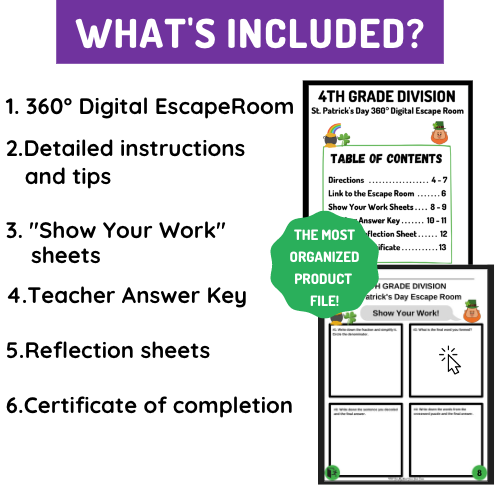 St. Patrick's Day Escape Room | St. Patrick's Day Math Worksheets ...