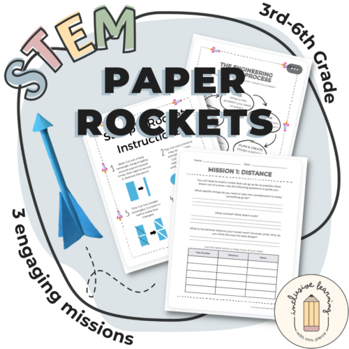 STEM Activity: Using the Engineering Process to Launch Paper Rockets ...