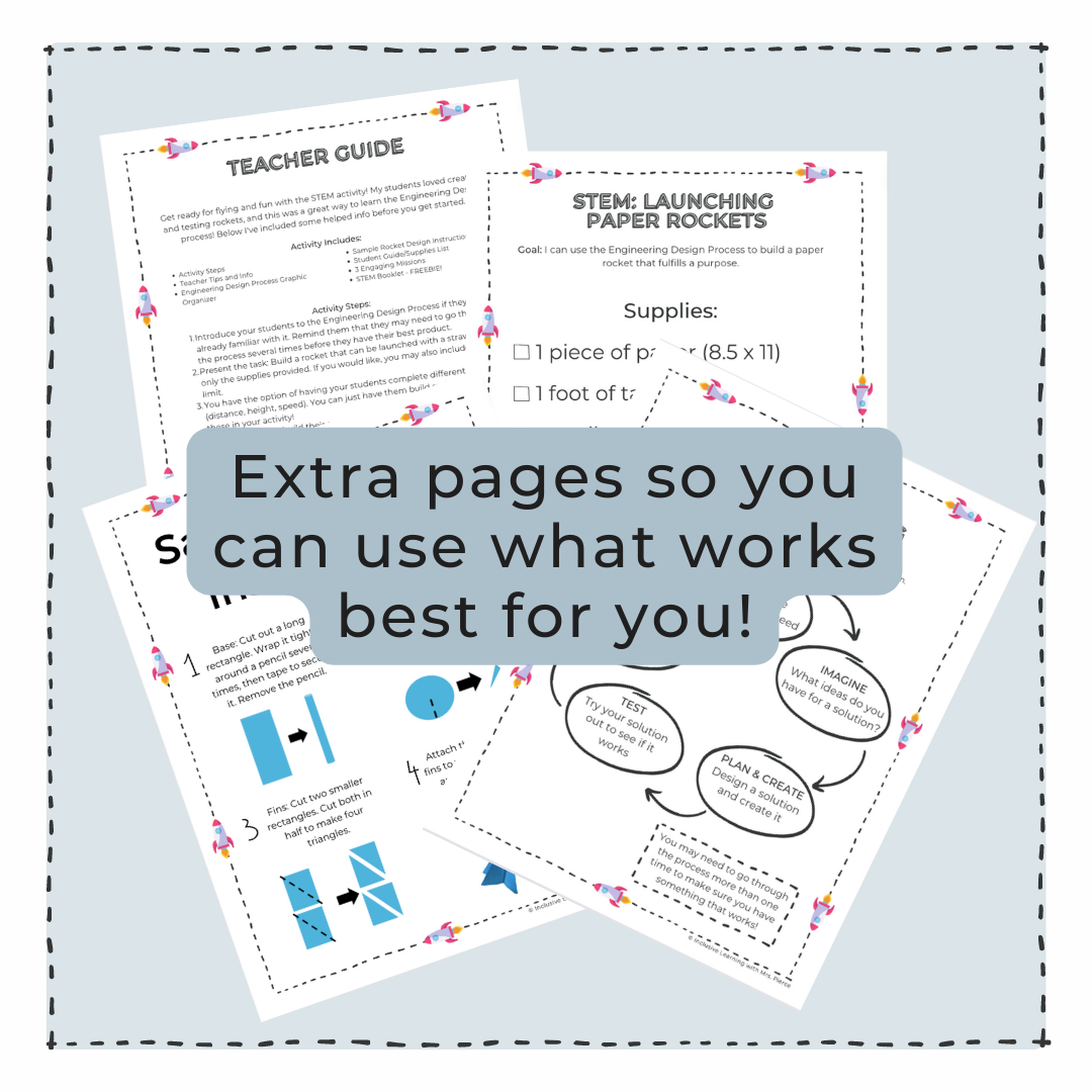 STEM Activity: Using the Engineering Process to Launch Paper Rockets ...