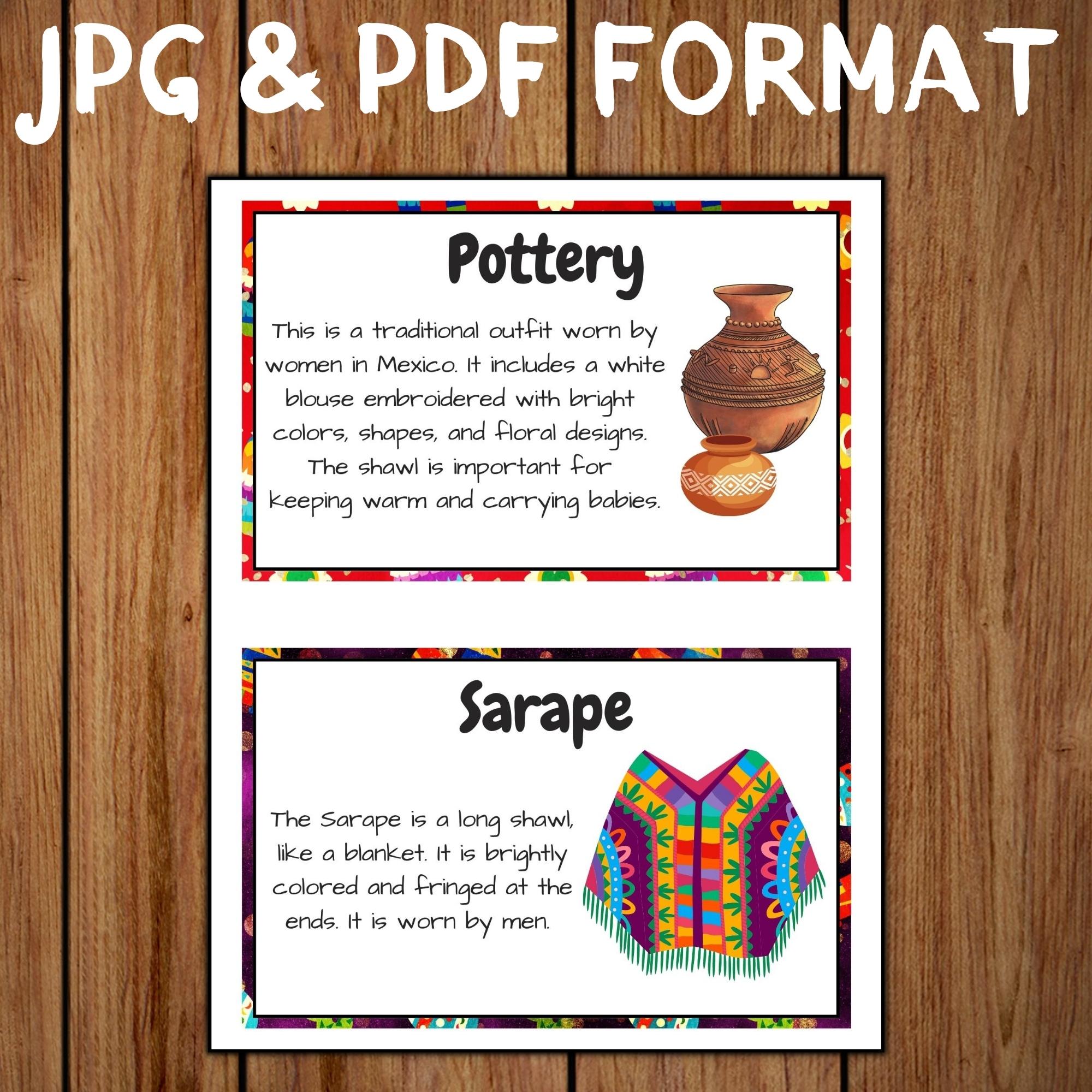 Mexican Fiesta Cinco De Mayo Flashcards | Learning About Mexican ...