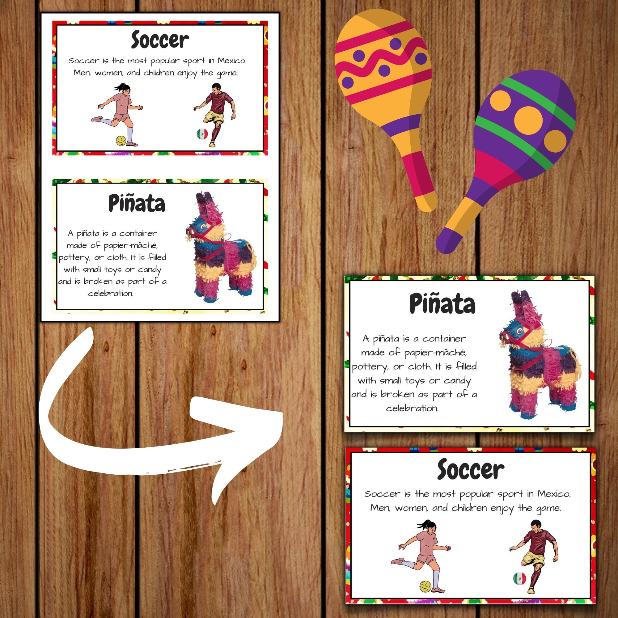 Mexican Fiesta Cinco De Mayo Flashcards | Learning About Mexican ...