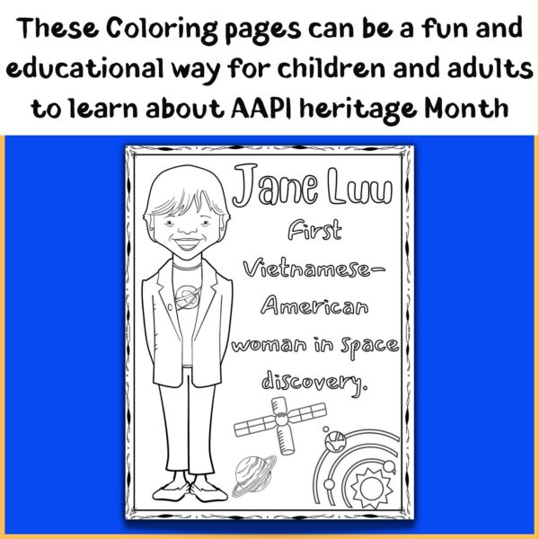 Asian American Pacific Islander Coloring Pages | Celebrate AAPI ...