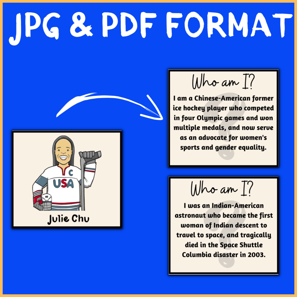 Celebrate AAPI Heritage Month with Who Am I? Task Cards | AAPI Matching ...