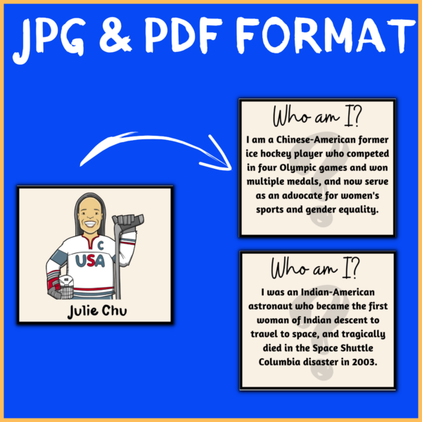 Celebrate AAPI Heritage Month with Who Am I? Task Cards | AAPI Matching ...