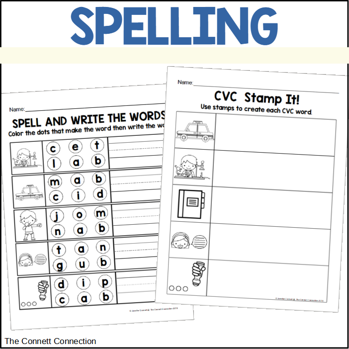 AB Word Family No Prep Worksheets | Made By Teachers