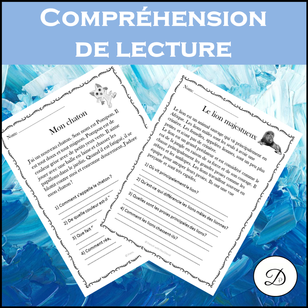Compréhension de lecture - 20 textes - French Reading Comprehension ...