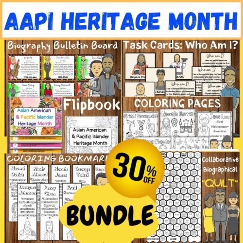 AAPI Heritage Month Ultimate Bundle | AAPI Bulletin Board, Coloring and ...