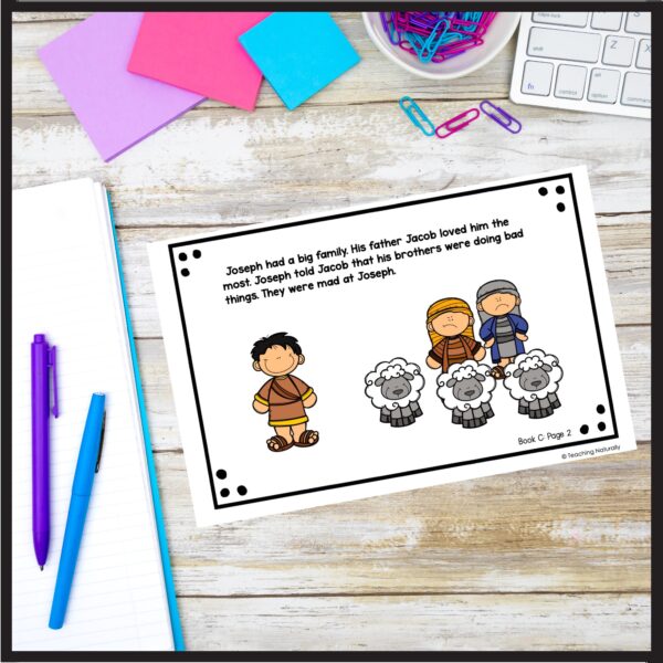 Joseph and his coat of many colors Printable Bible mini-book | Made By ...