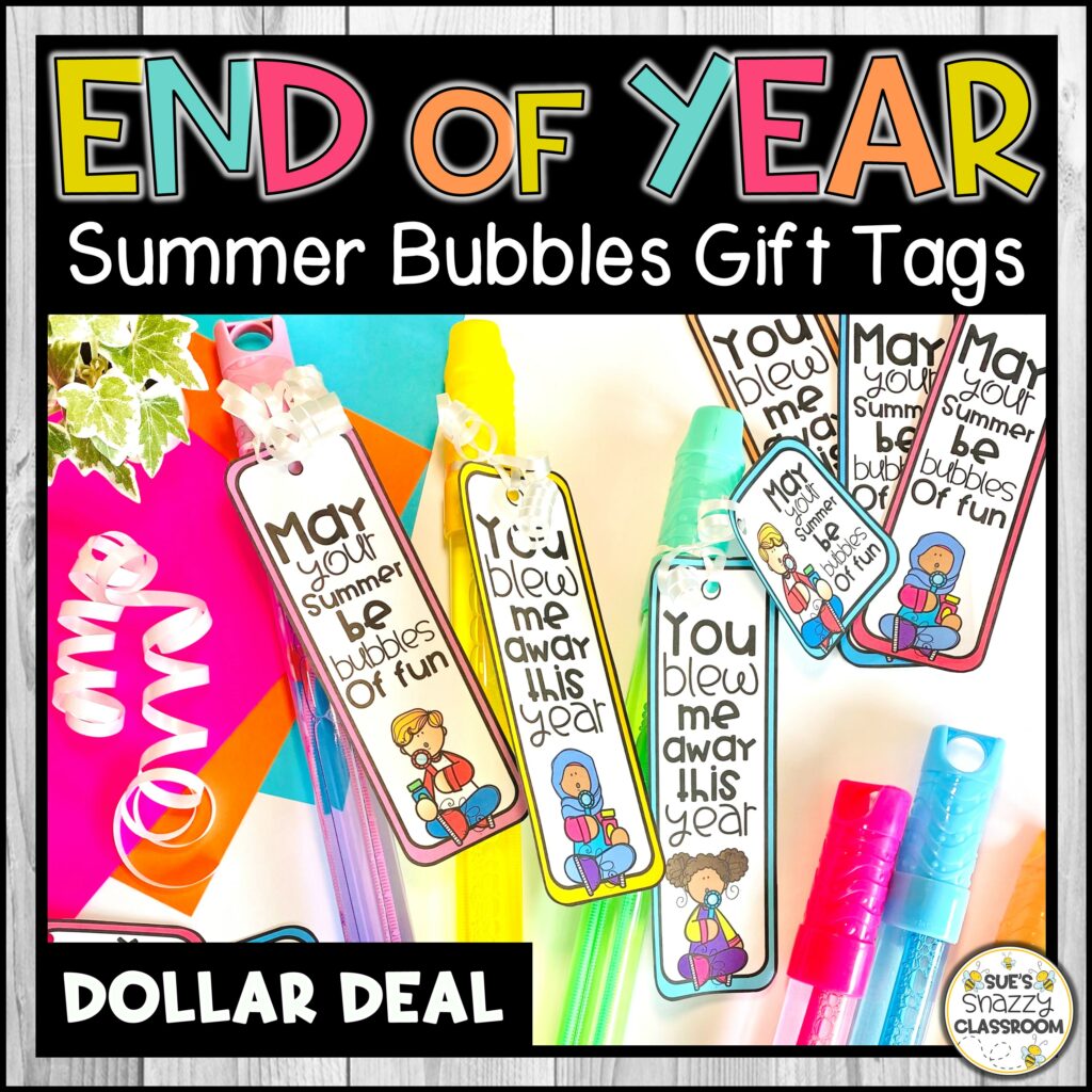 End of Year Gift Tags | Summer Gift Tags | Student Gift Ideas DOLLAR ...