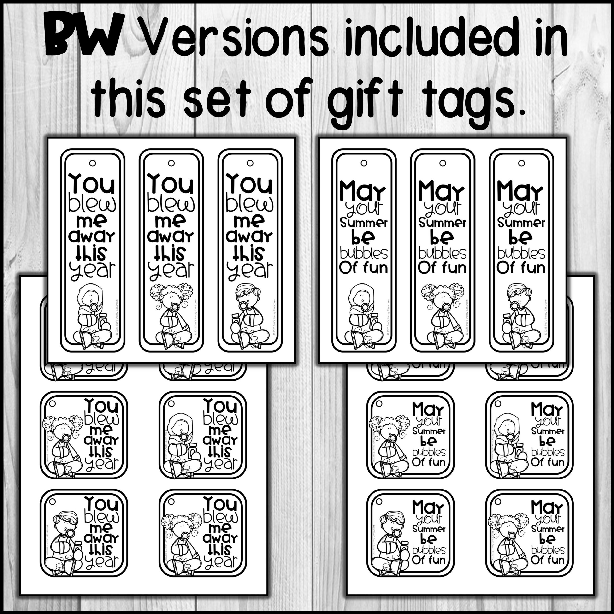 End of Year Gift Tags | Summer Gift Tags | Student Gift Ideas DOLLAR ...