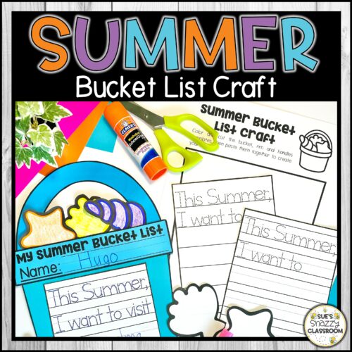 End of Year Writing Activity | Summer Bucket List Craft Activity | Made ...