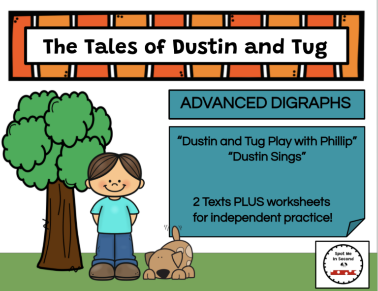 The Tales of Dustin and Tug Decodable Passages: Advanced Digraphs ph ...