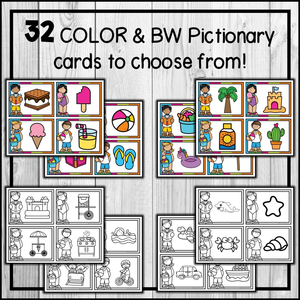 Summer and End of Year Games | Charades and Pictionary | Made By Teachers