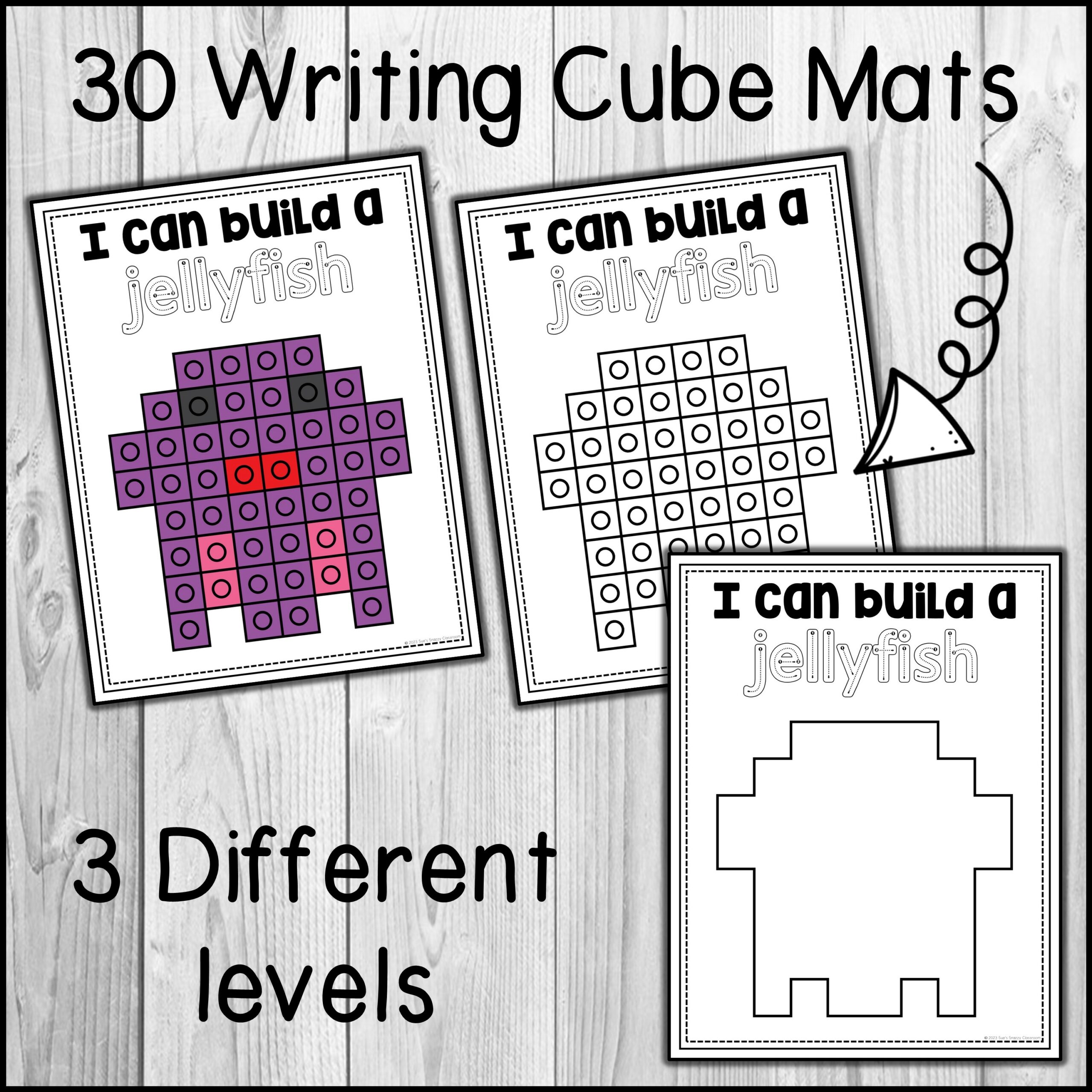 Summer Snap Cubes Activity Mats | Fine Motor Task Cards | Math Center ...