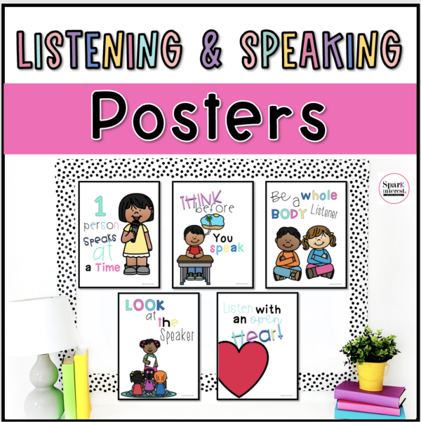 Rules for Listening and Speaking |Posters | Made By Teachers