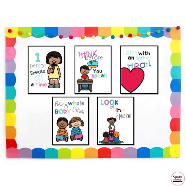 Rules for Listening and Speaking |Posters | Made By Teachers