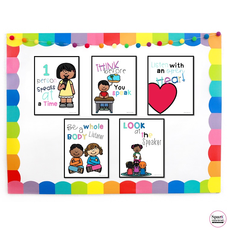 Rules for Listening and Speaking |Posters | Made By Teachers