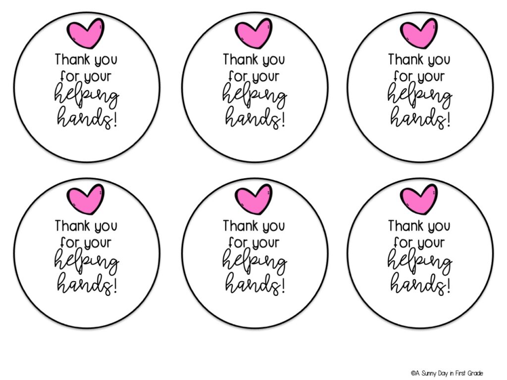 Gift Tag for Volunteers & Coworkers | Made By Teachers