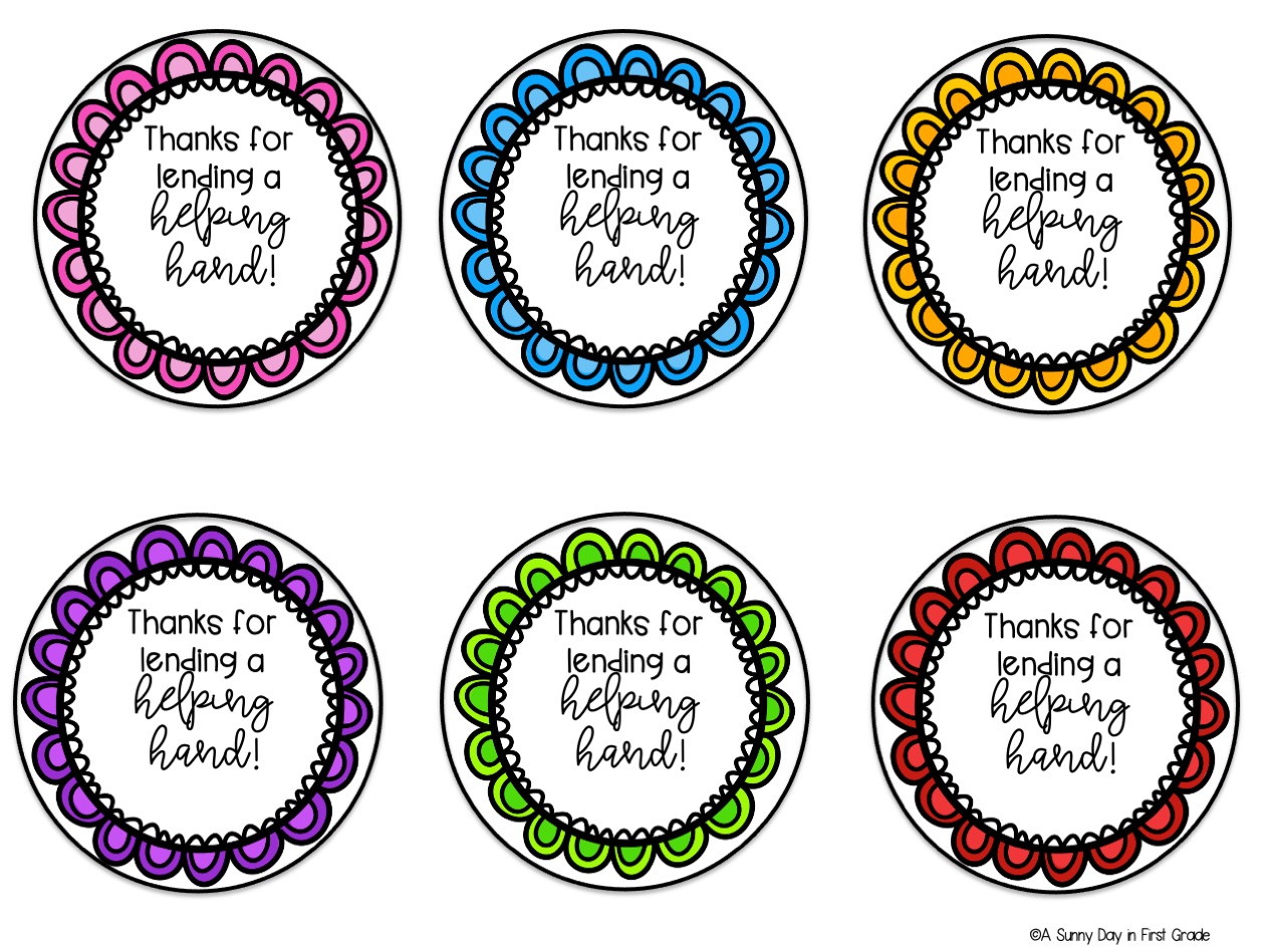 Gift Tag for Volunteers & Coworkers | Made By Teachers