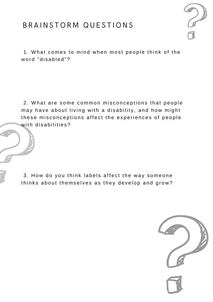 Short TED Talks - Disabilities & Inclusion | Discussion & Reflective ...