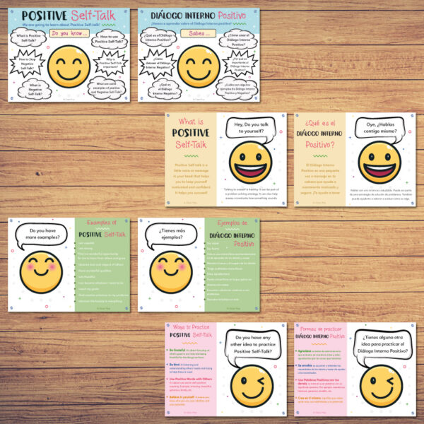 Positive Self-Talk with Emojis PowerPoint Presentation BUNDLE | Made By ...