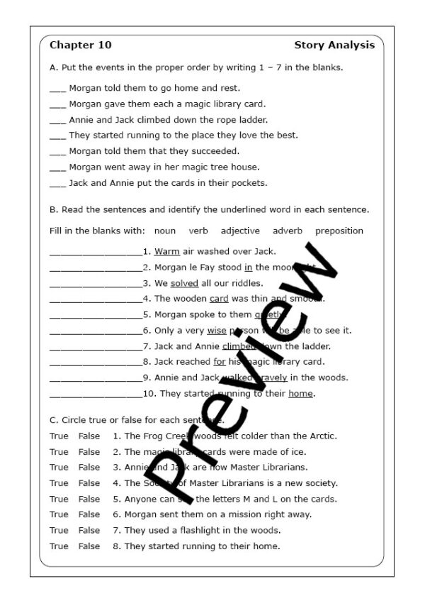 Magic Tree House "Polar Bears Past Bedtime" worksheets | Made By Teachers