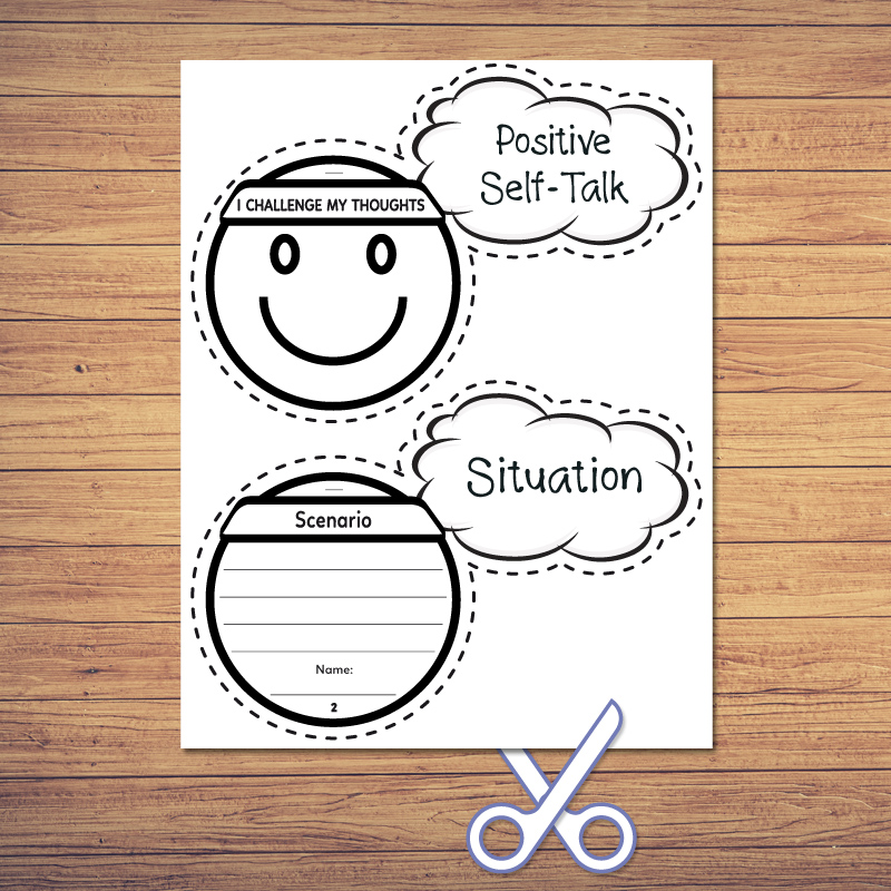 Positive Self-Talk | Emojis Mini Craft | Made By Teachers