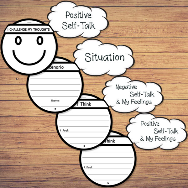 Positive Self-Talk | Emojis Mini Craft | Made By Teachers