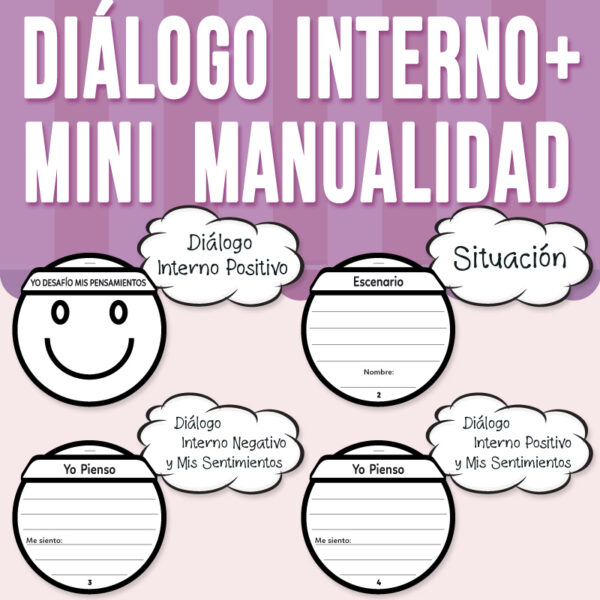 Diálogo Interno Positivo Manualidad Con Emoticones, Printable Writing ...