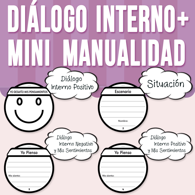 Diálogo Interno Positivo Manualidad Con Emoticones, Printable Writing ...