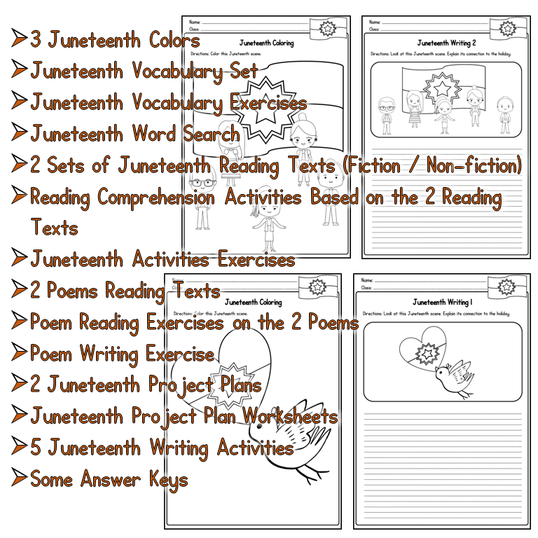 Juneteenth No-Prep ELA Worksheets | Made By Teachers