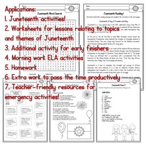 Juneteenth No-Prep ELA Worksheets | Made By Teachers