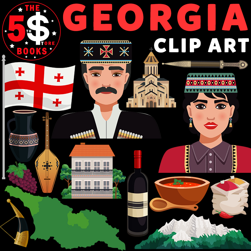 Georgia Tracing And Coloring Pages For Kids - 16 Sheets | Made By Teachers