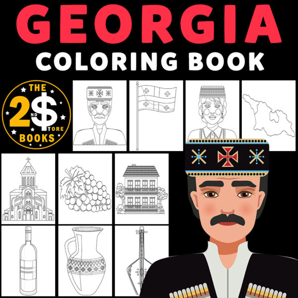 Georgia Country Coloring Book - 16 Pages | Made By Teachers